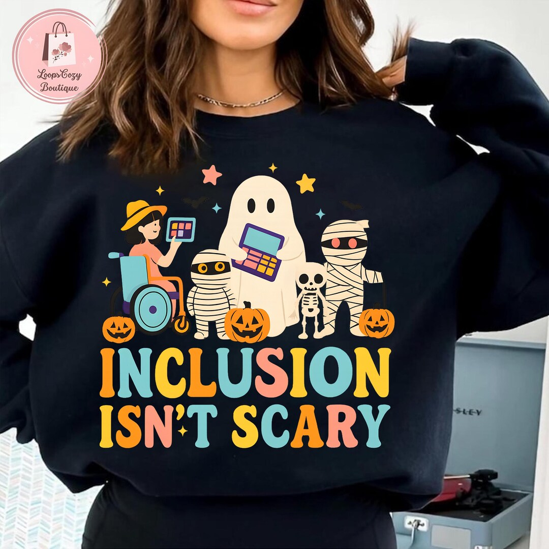Inclusion Isn't Scary Png, SLP Halloween Png, Sped Teacher Png,skeleton ...