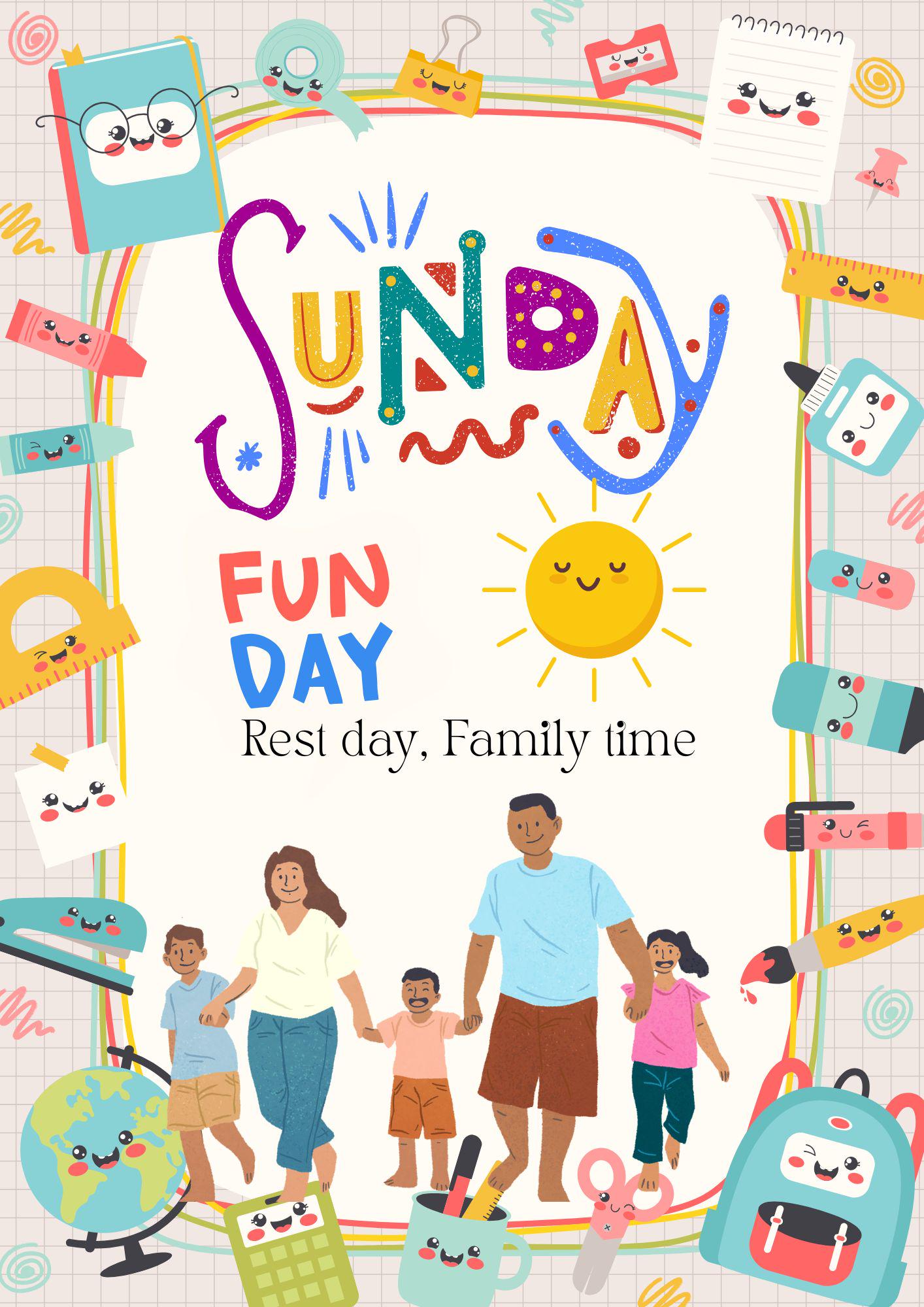 Days of the Week Educational Poster – Colorful Kids' Learning Printable ...