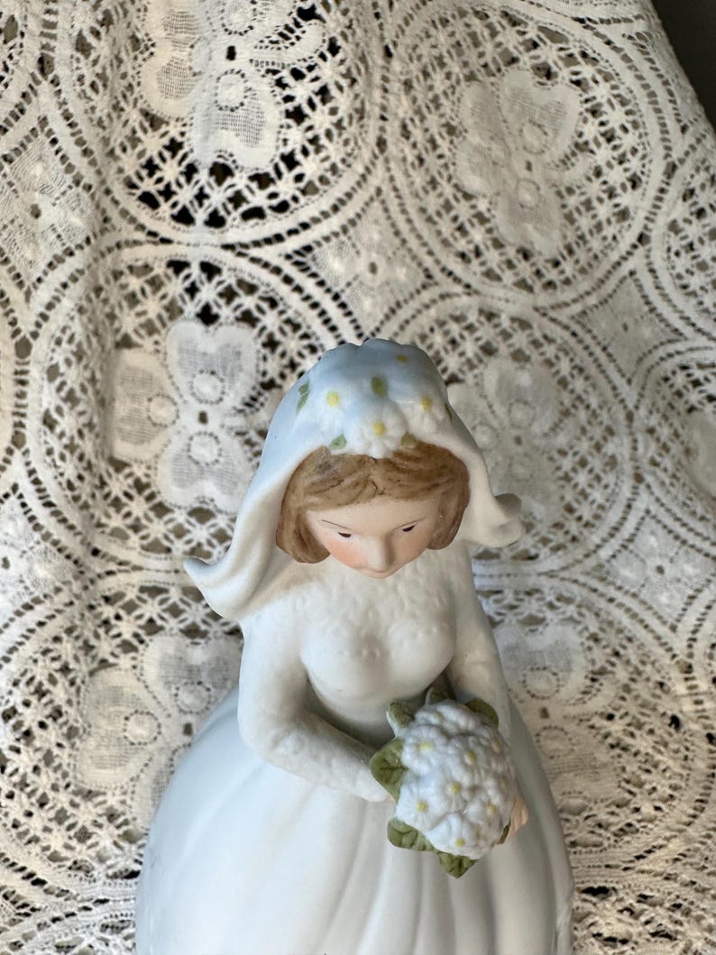 Vintage Lefton Christopher Collection #04454 Musical Bride Plays ...