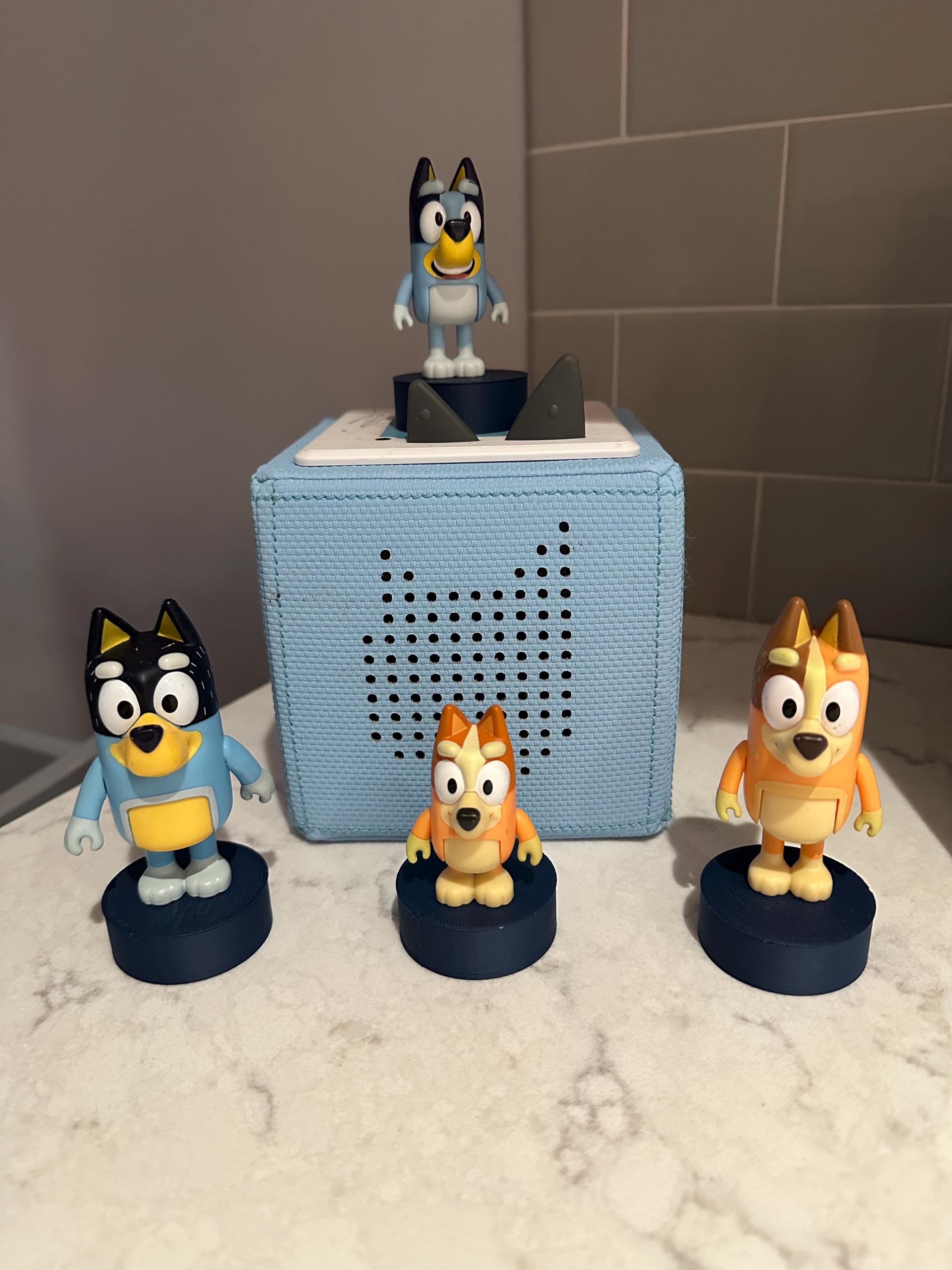 BLUEY FAMILY BUNDLE! Bluey Bingo Chilli and Bandit Tonie for Kids Each ...