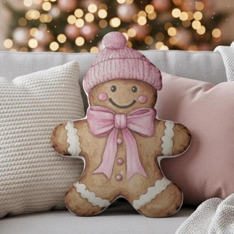 Gingerbread Cookie Pillow - Etsy Canada