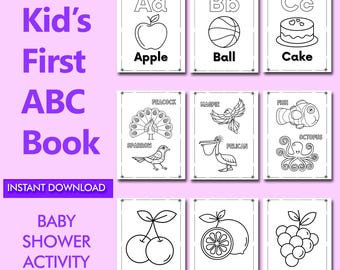 ABC Alphabet Coloring Book for Kids | A to Z Printable Coloring Pages ...