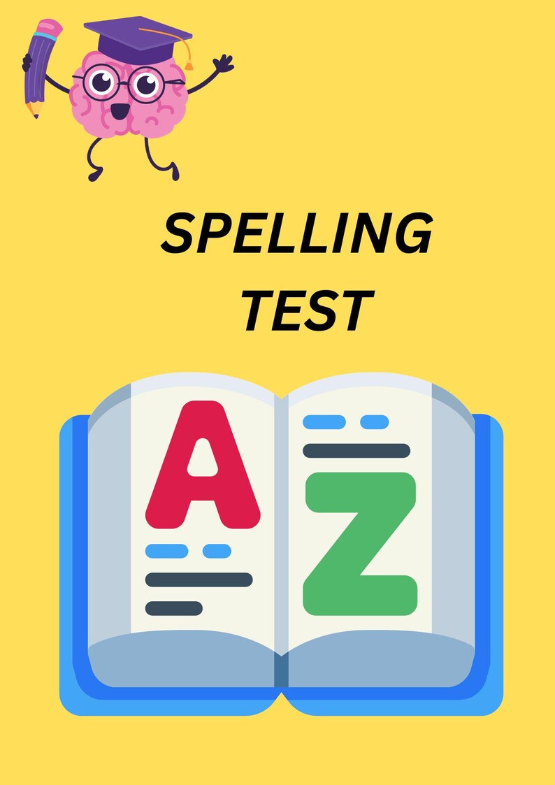 Fun Spelling Worksheets, Spelling Practice Pack (digital Download) - Etsy