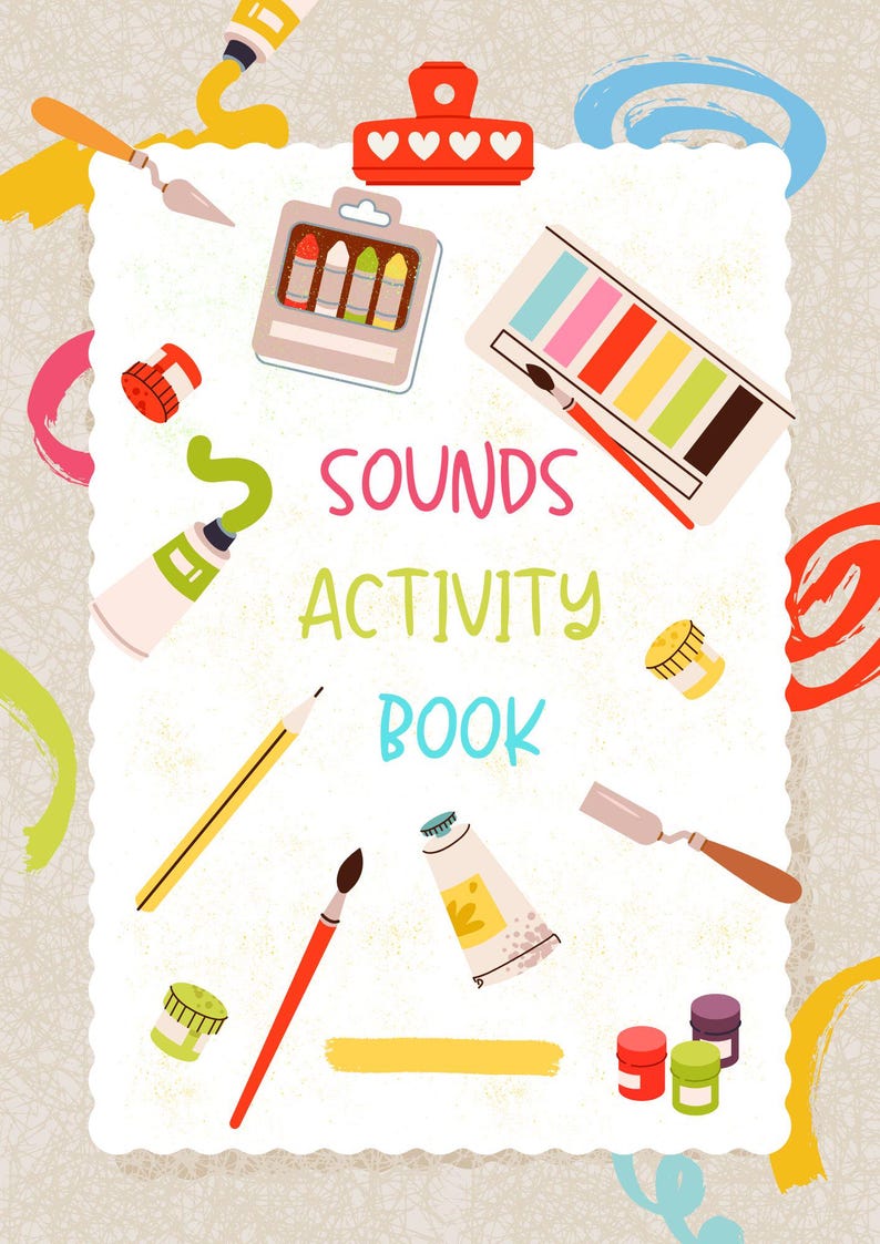 My First Sounds Book | Learn ABC Phonics (digital Download) - Etsy