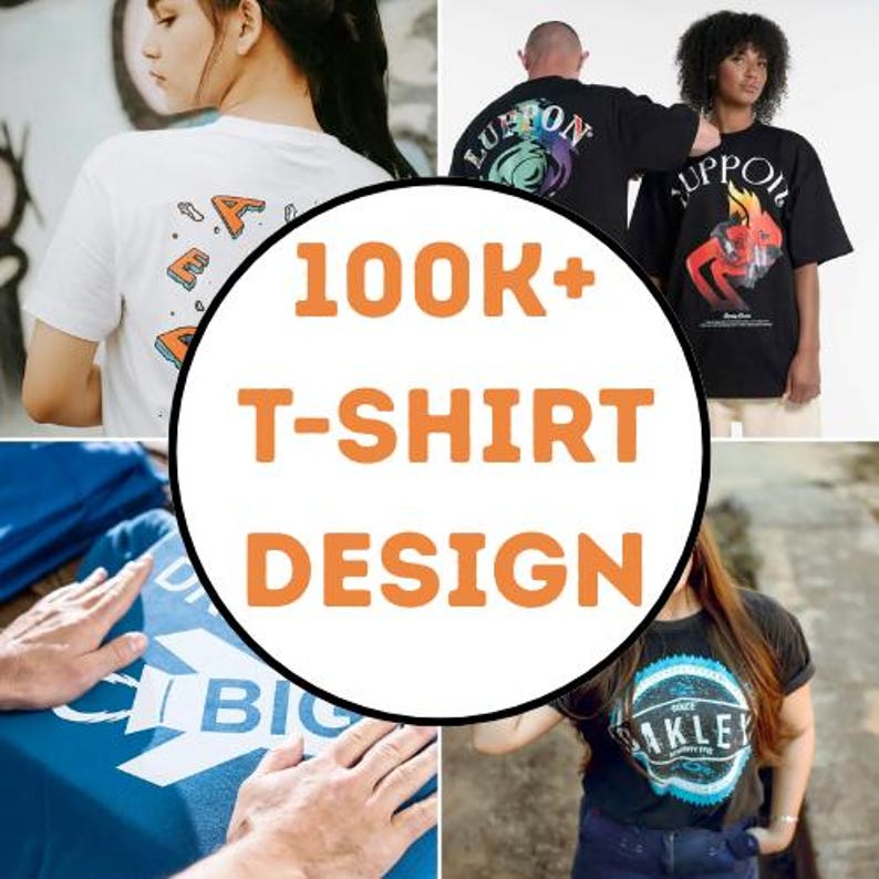 100000+ T-shirt Design Bundle | Premium PNG SVG Files | Commercial Use ...