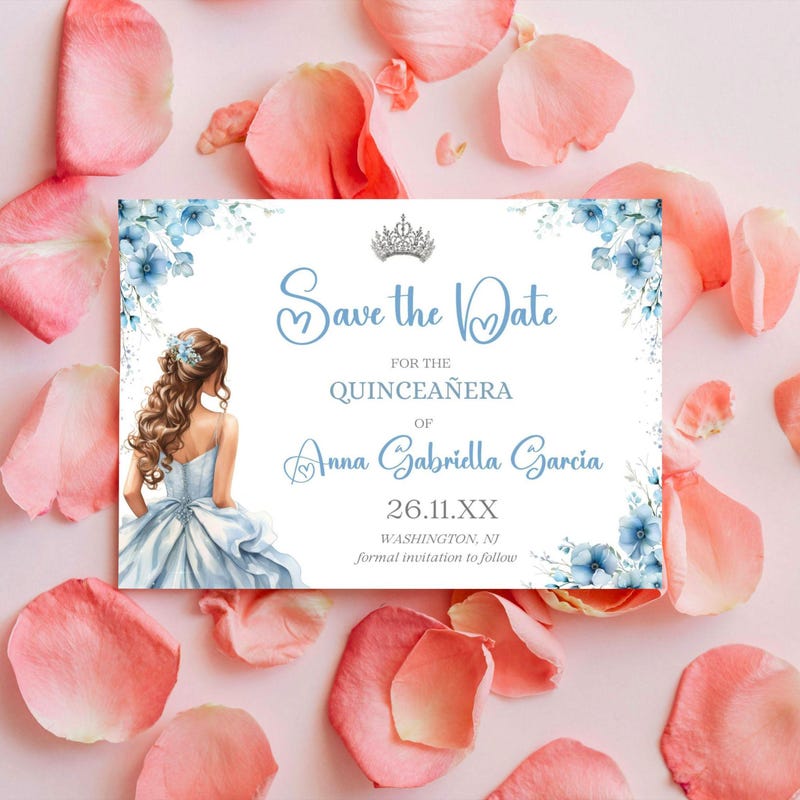 Quinceanera Save the Date - Etsy
