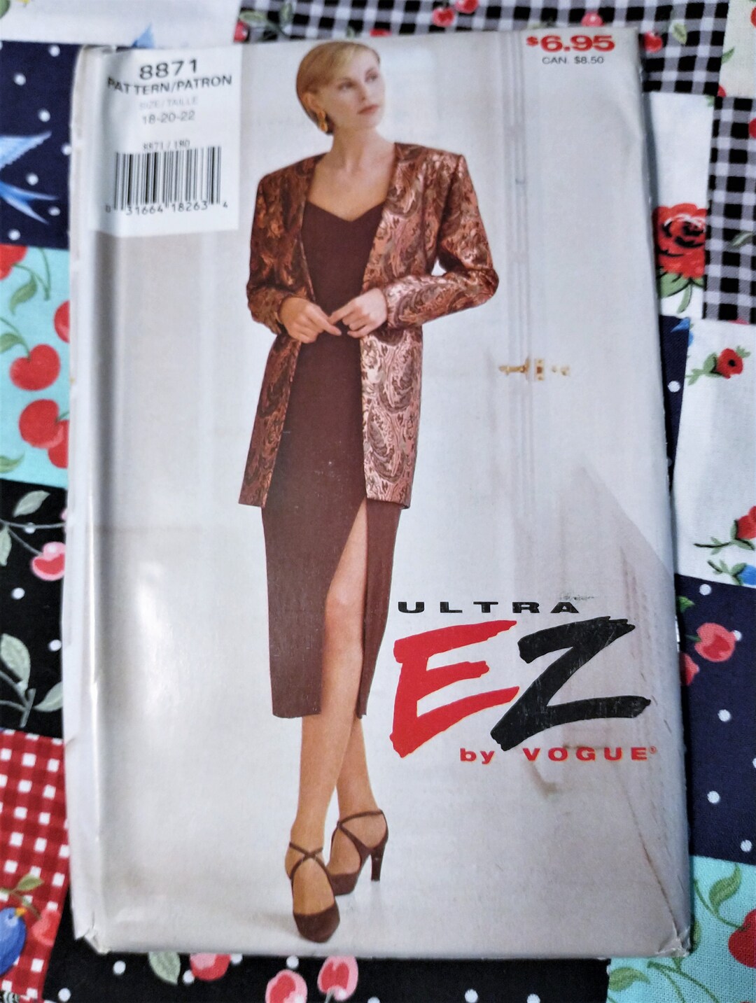 Ultra EZ by Vogue 8871 Misses' Jacket & Dress 1993 - Three Size Options ...