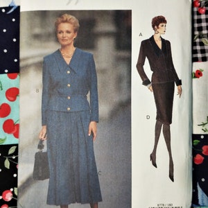 The Vogue Woman 8778 Misses' Top & Skirt 1993 Size 12-14-16 OR 18-20-22 ...