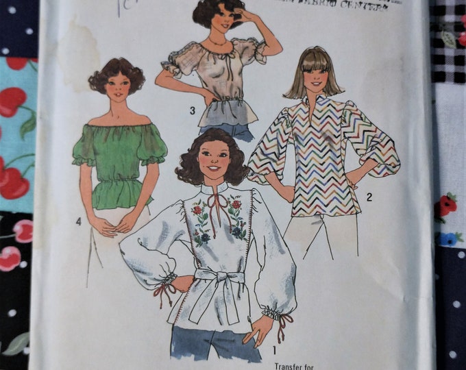 UNCUT Mccalls Sewing Pattern 7530 Misses' Gathered-waist, Scoopneck ...