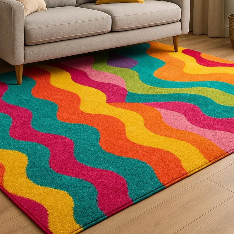 Funky Rug - Etsy