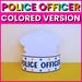 Printable Police Officer Hat Crown Craft: Labor Day Activity, Community ...