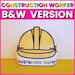 Printable Construction Worker Hat Crown Craft: Labor Day Community ...