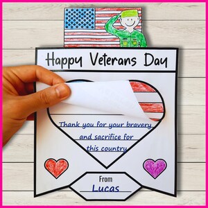 Veterans Day Thank You Cards, Veterans Day Bulletin Board, Veterans Day ...