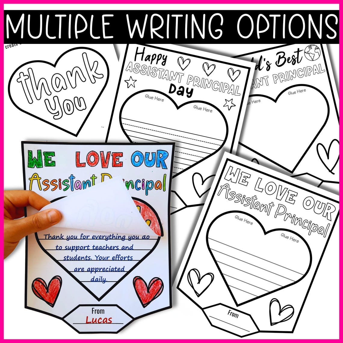 Assistant Principal Appreciation Week Thank You Cards, Assistant ...