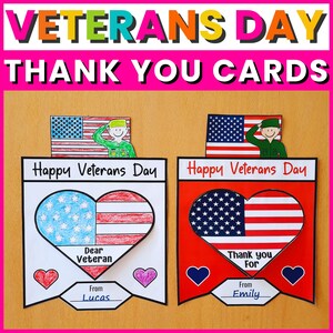 Veterans Day Thank You Cards, Veterans Day Bulletin Board, Veterans Day ...