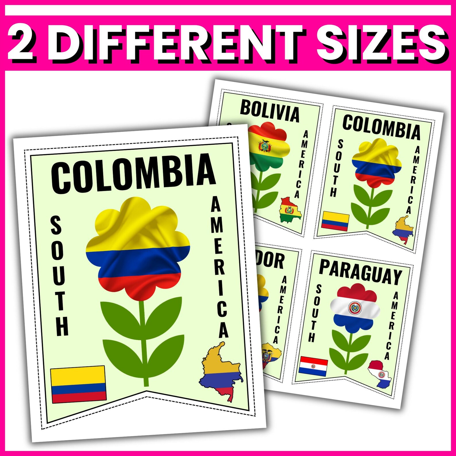 Hispanic Heritage Month Bulletin Board: Spanish Speaking Countries ...