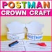 Printable Postman Hat Crown Craft: Labor Day Community Helpers Hats ...