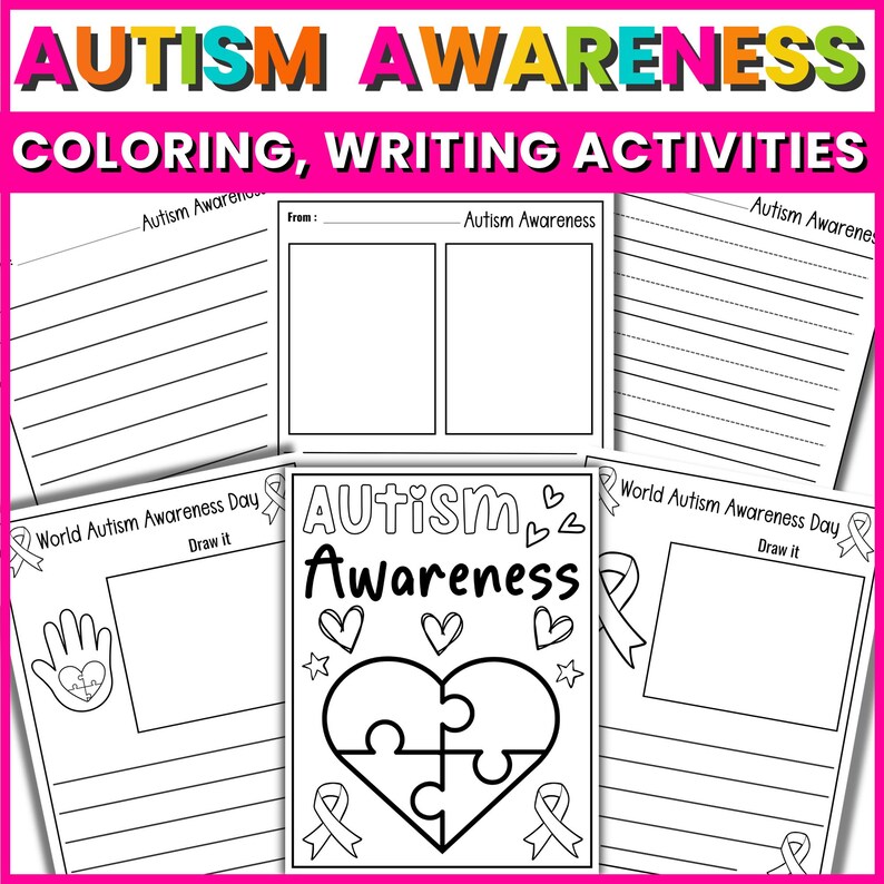 Autism Awareness Bulletin Board, World Autism Acceptance Day Writing ...