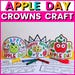 Apple Day Hat Crown Craft, Apple Hat Headband Coloring Pages, Fall ...