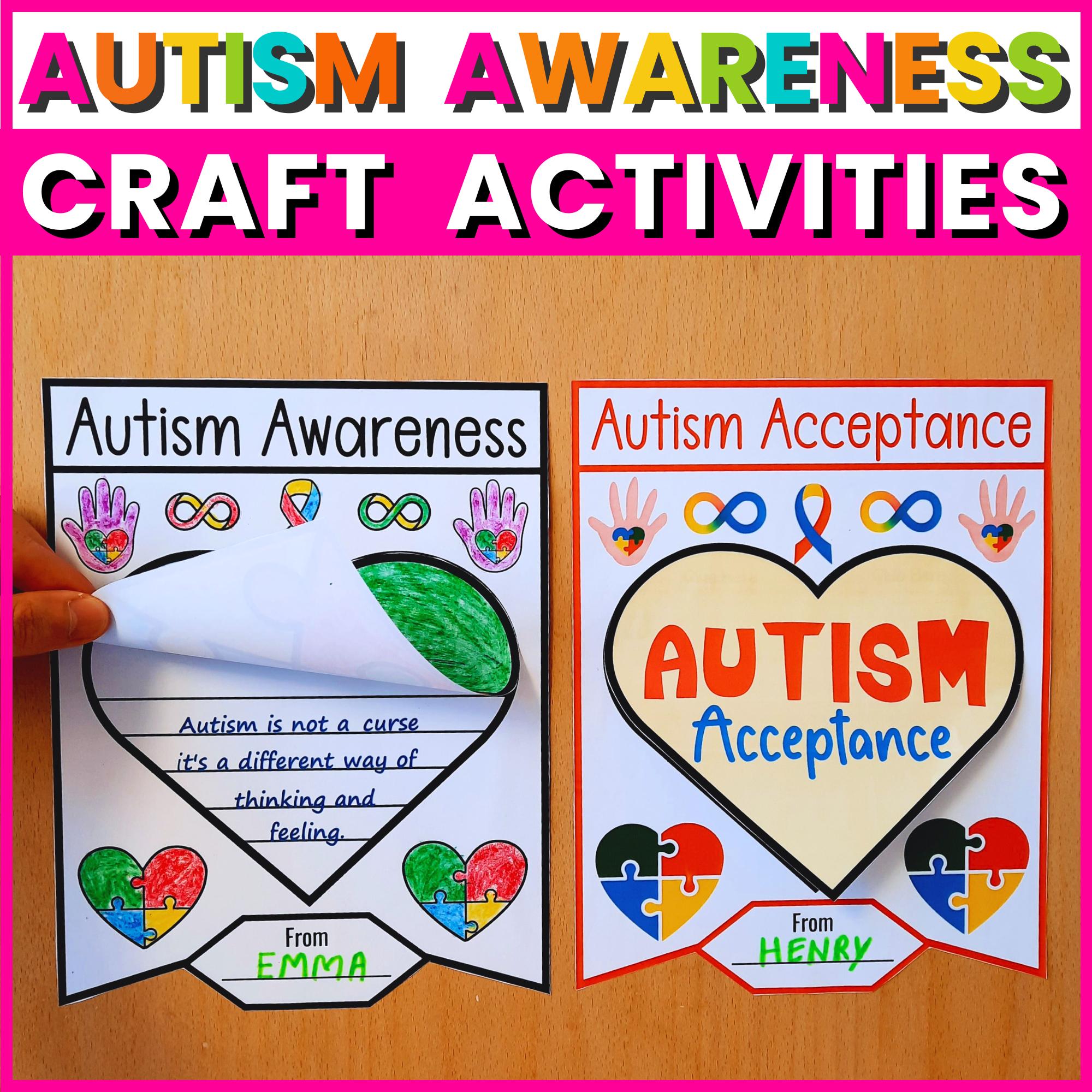 Autism Awareness Bulletin Board, World Autism Acceptance Day Writing ...
