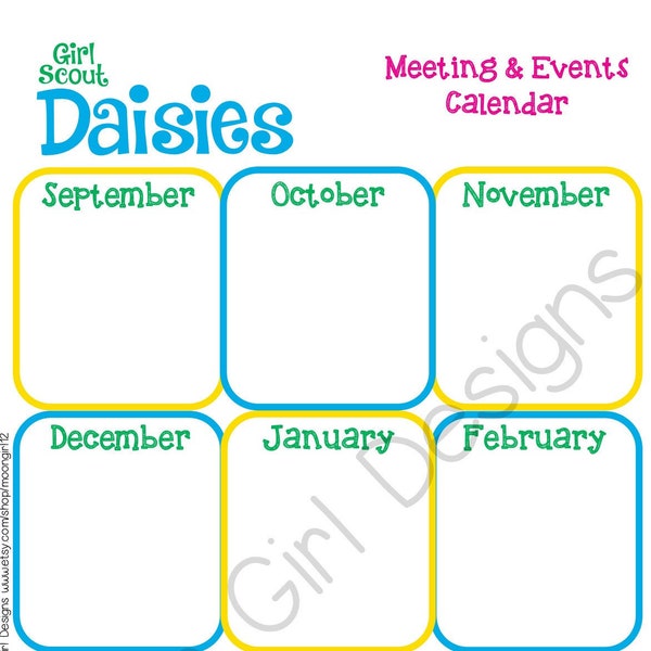 Calendar Girl - Etsy