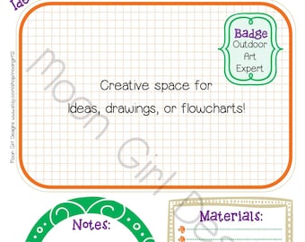 Cadette Badge Planner Girl Scout Leader Editable Printable PDF | Etsy