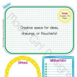 Daisy Girl Scout Badge Planner Troop Leader Editable Printable - Etsy