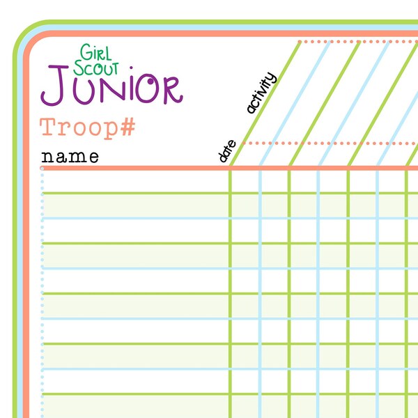 Girl Scout Printable - Etsy