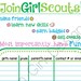 Daisy Girl Scout Birthday Calendar Troop Fillable Customize - Etsy
