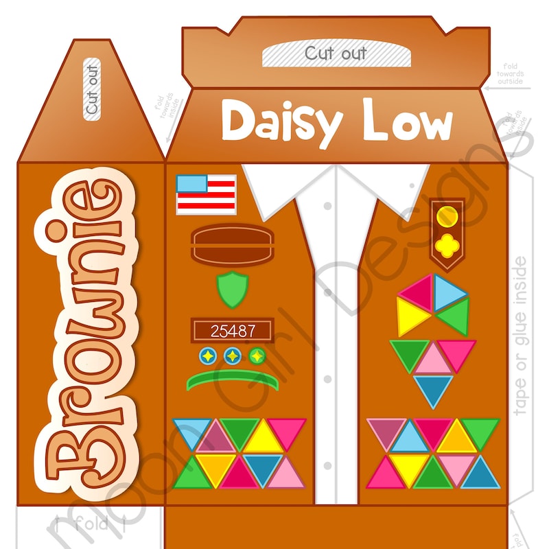 Girl Scout Brownie - Etsy