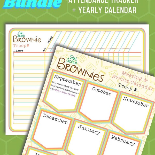 Girl Scout Planner - Etsy