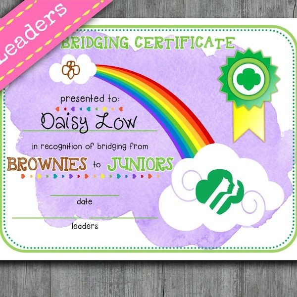 Bridging Certificate - Etsy