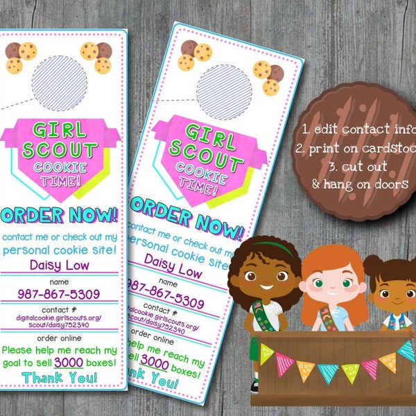 Girl Scout Cookie Flyer - Etsy