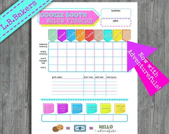 ABC Bakers adventurefuls Update Girl Scout Cookie Booth | Etsy