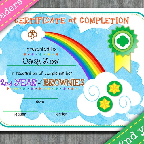 Girl Scout Welcome to Troop Certificate Printable PDF Download - Etsy