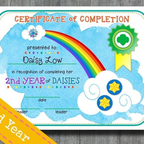 Girl Scout Welcome to Troop Certificate Printable PDF Download - Etsy