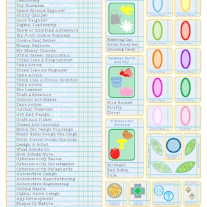 Old Version Daisy Girl Scout Badge Tracker: Fillable Checklist ...