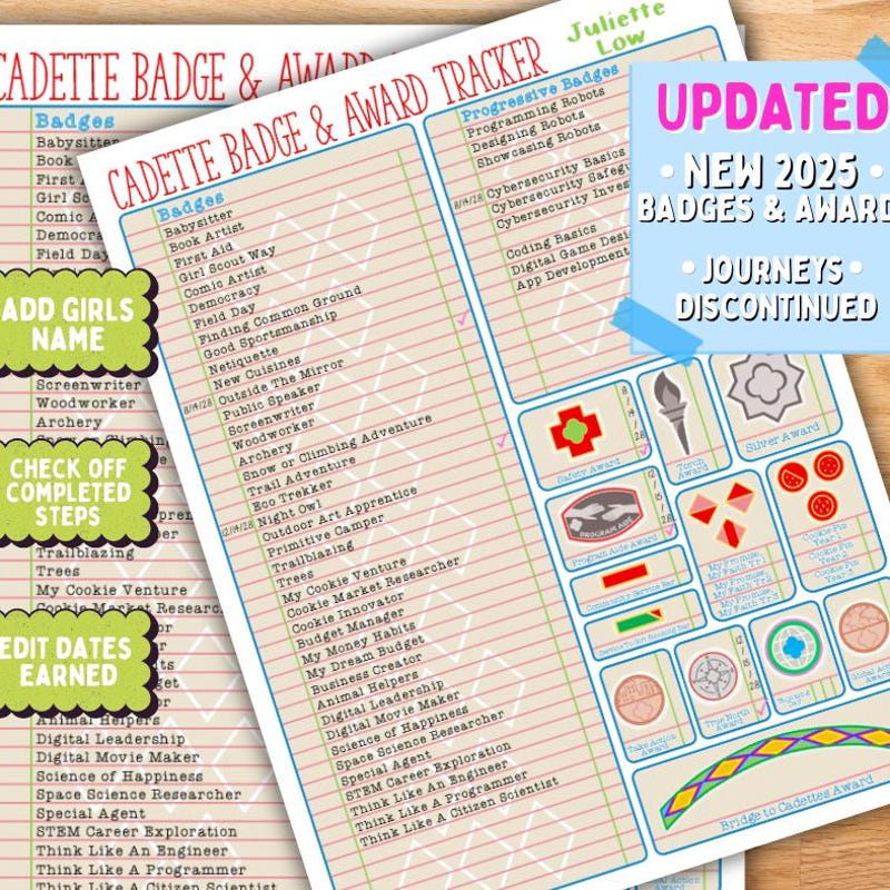 Girl Scout Planner - Etsy