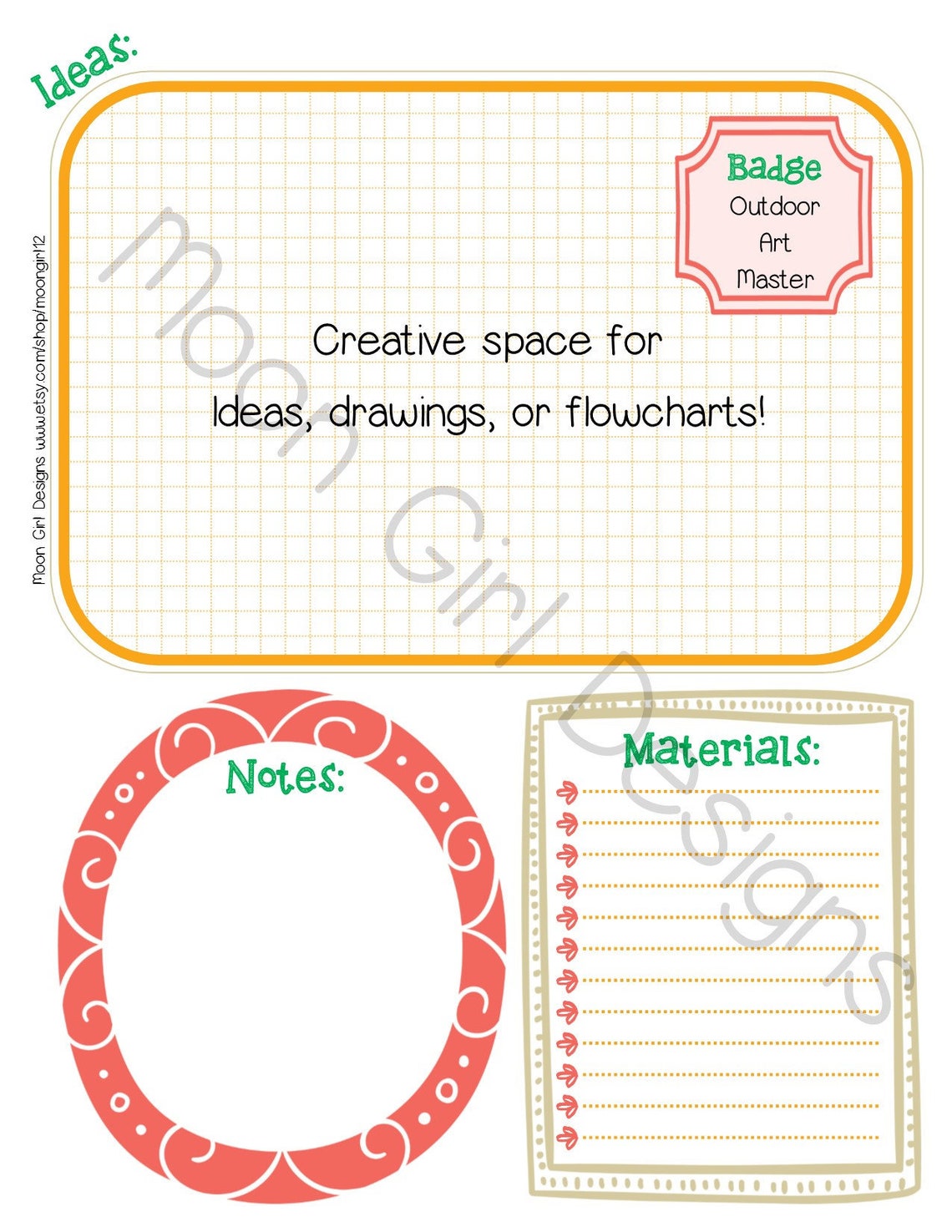 Ambassador Badge Planner Girl Scout Leader Editable Printable PDF ...