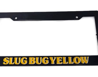 Slug Bug Red License Plate Frame - Etsy