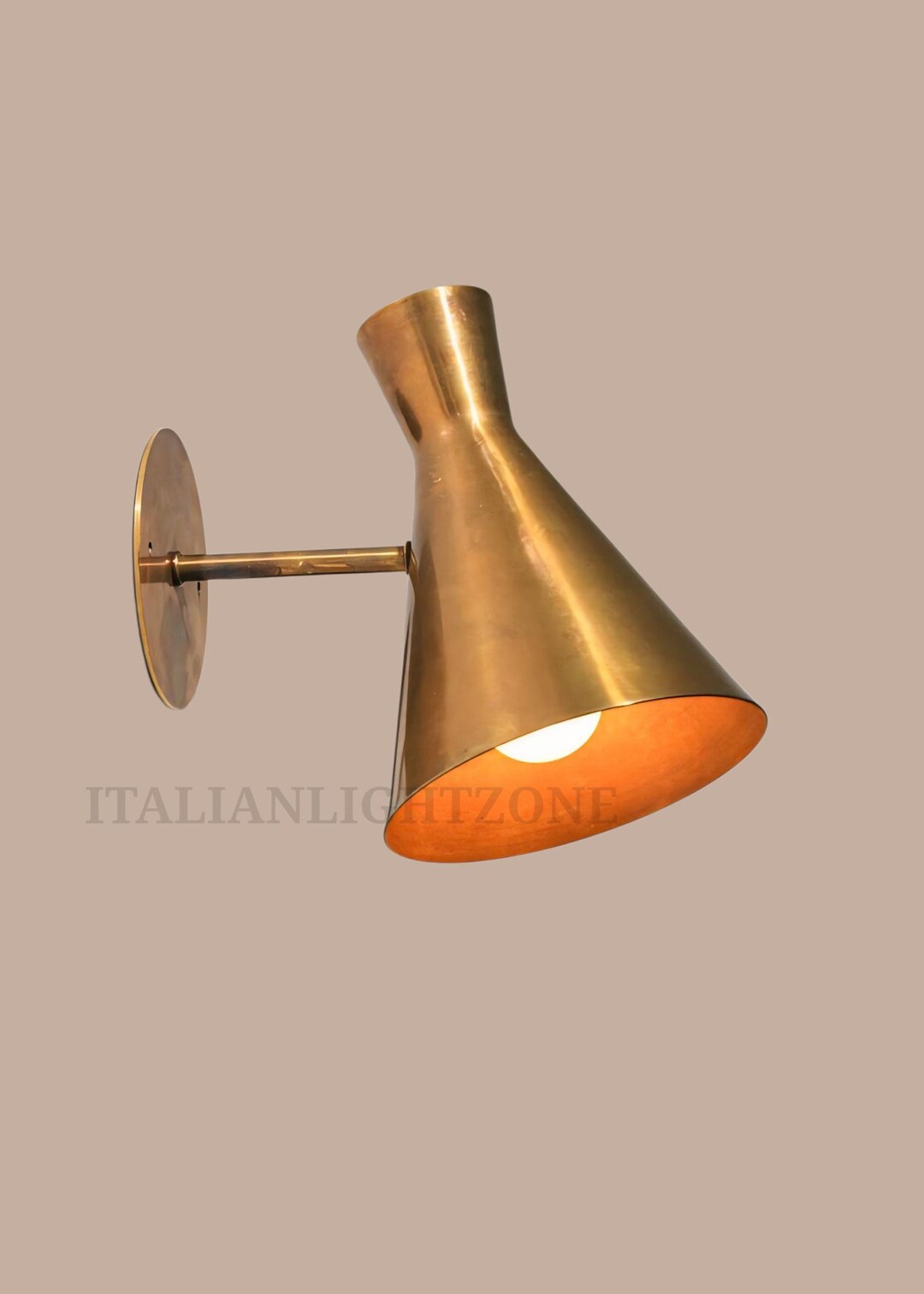 Pair of Mid Century Modern Diabolo Wall Sconces |handcrafted Italian ...
