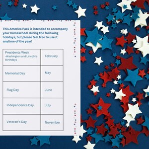 America Packet – 4th of July Printable Activities for Homeschool ...