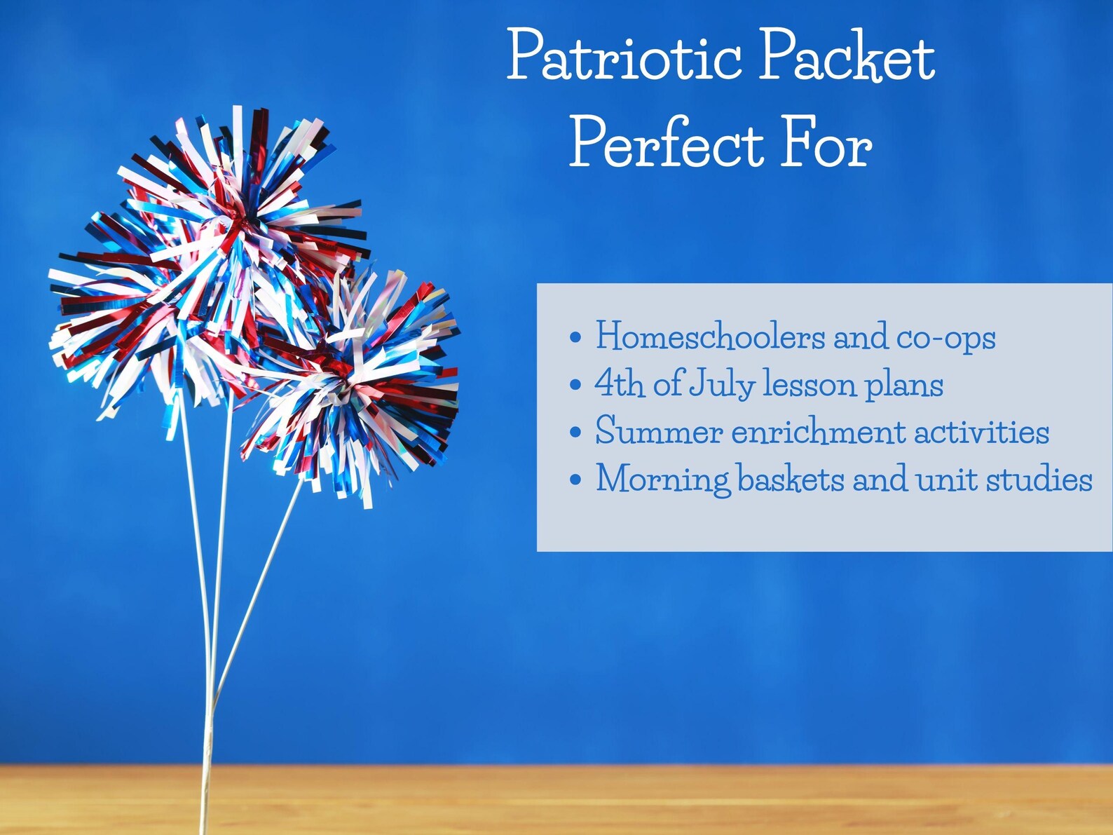 America Packet – 4th of July Printable Activities for Homeschool ...