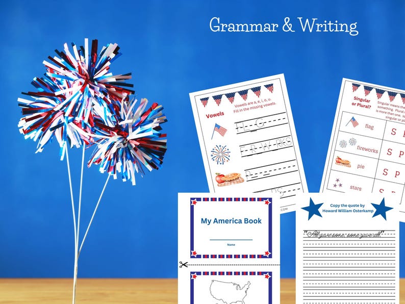 America Packet – 4th of July Printable Activities for Homeschool ...