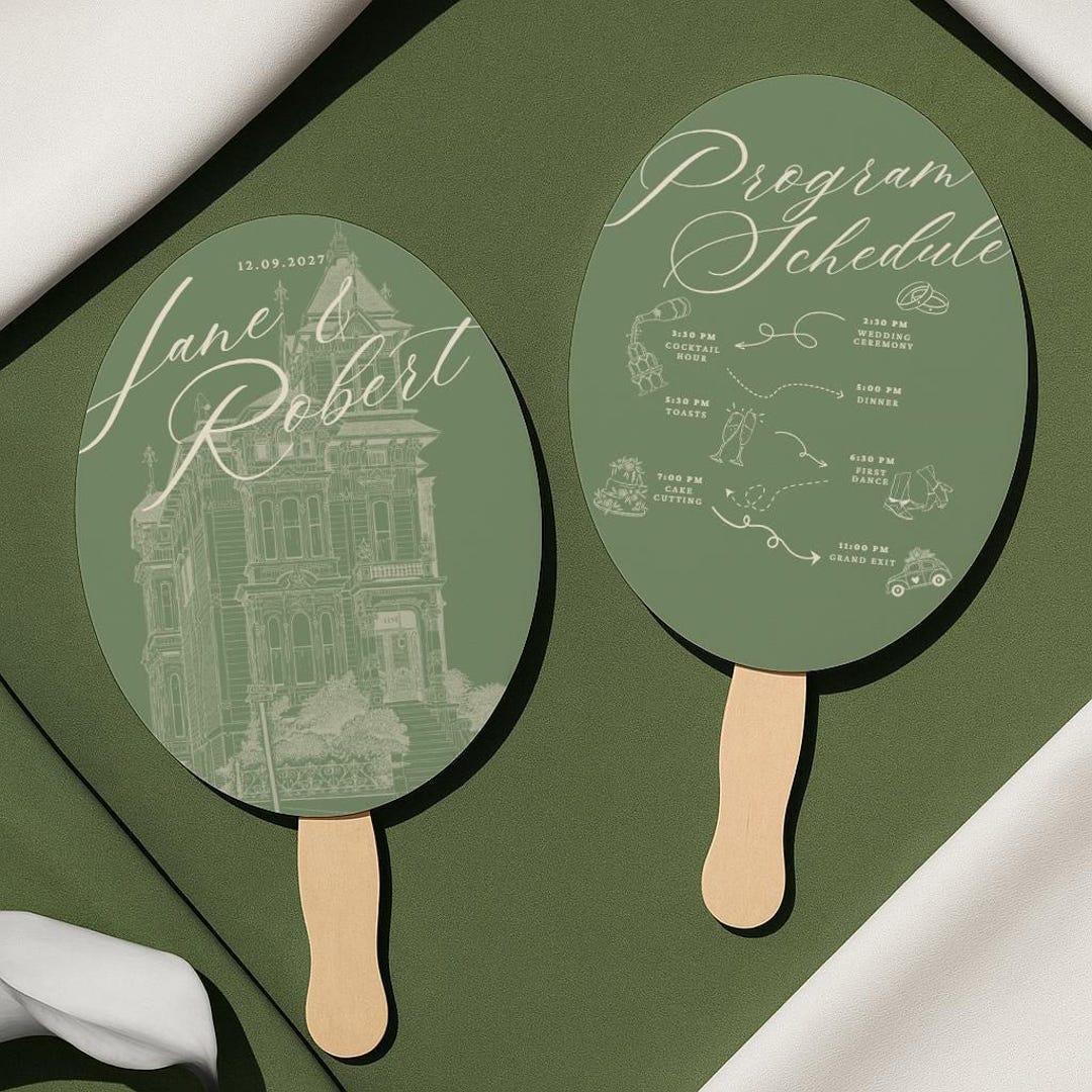 Wedding Guest Hand Fan Favors, Personalized Hand Fan Wedding Favors ...