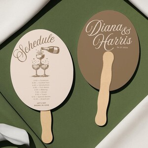 Personalized Hand Fan Favors, Custom Hand Fan Favors, Customized ...