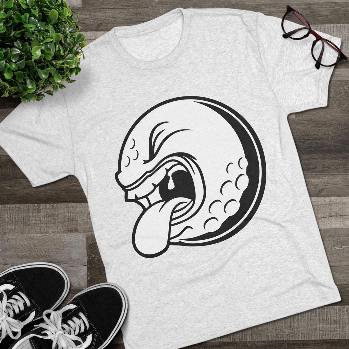 Angry Golf Ball PNG - Sport Clipart Funny Sticker, T-shirt Design ...