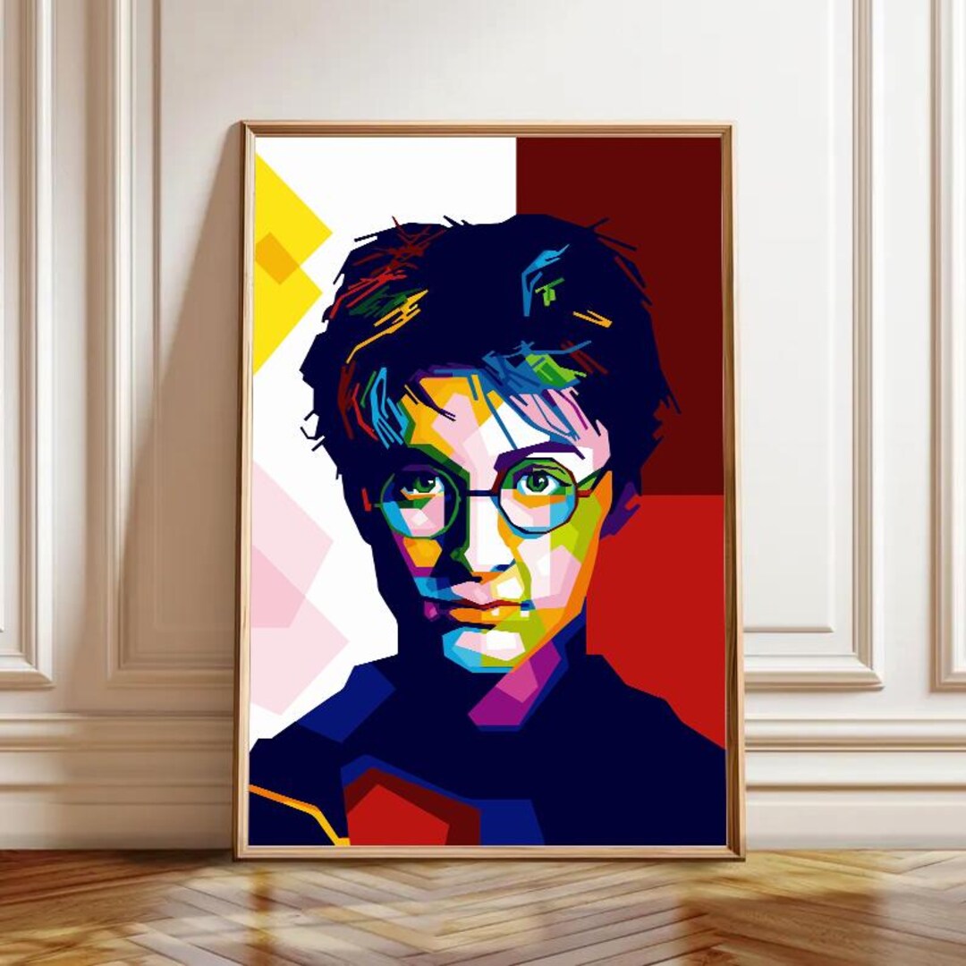 Harry Potter PNG - Geometric Pop Art Poster Design (digital Download ...