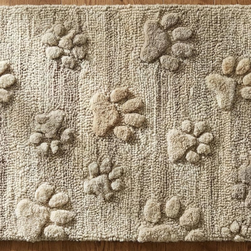 Handmade Wool Paw Rug - Etsy