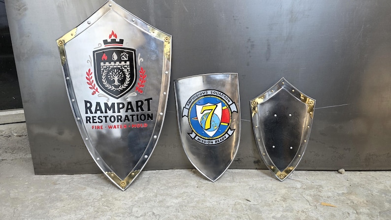 Personalized Shield Medieval Knight Shield Wedding Gift Custom Steel ...